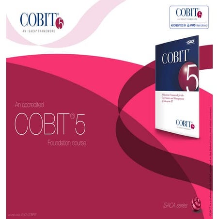 Cobit 2019 framework by ISACA