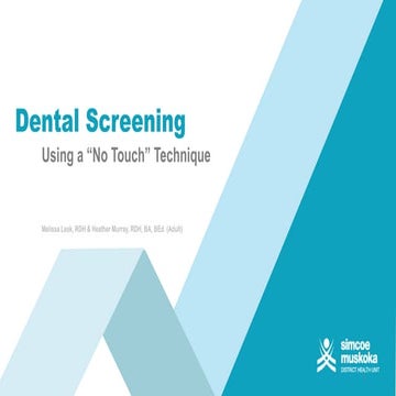 No touch dental screening | PDF