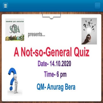 Not so general quiz (sqa) 14.10.2020