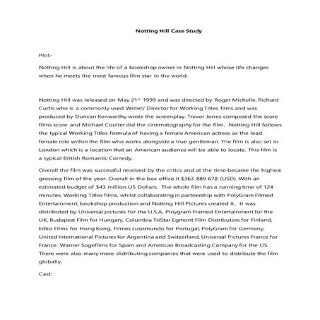 Notting Hill case study | DOCX