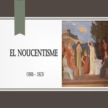 Noucentisme | PDF