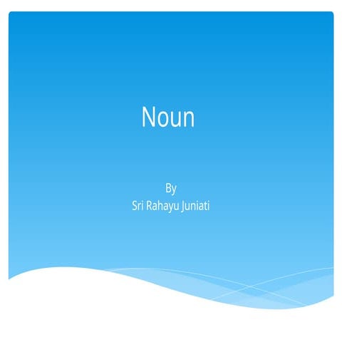 Part of Speech-Identification of Noun.ppt