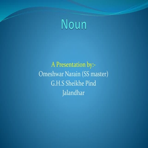 Noun ppt 2 | PPTX