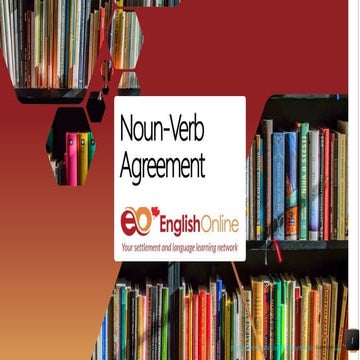 Noun verb agreement | PPTX
