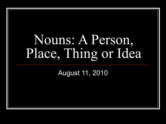 Class 3-English-PPT-Nouns and their Kinds (English Grammar) | PPTX