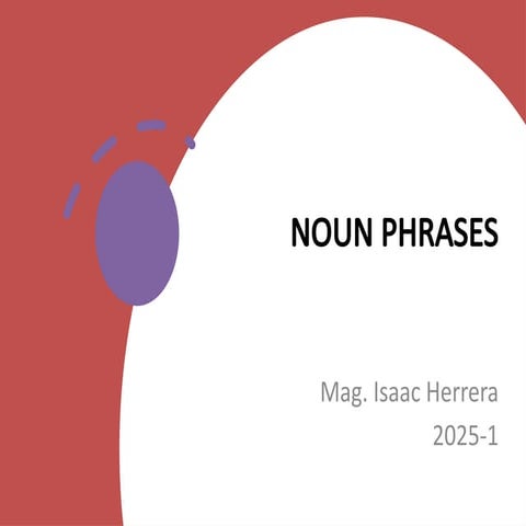 NOUN PHRASES 2025-1 (1).pptxllslssslslwwlnm | PPTX