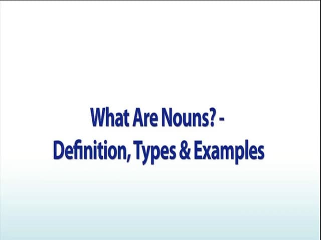 Proper Nouns and Common Nouns | PPTX