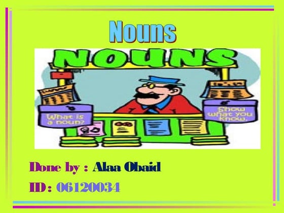 Proper Nouns and Common Nouns | PPT