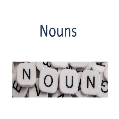 Nouns - for English Learners | PDF