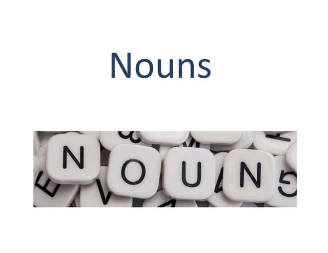 Types of nouns | PPTX