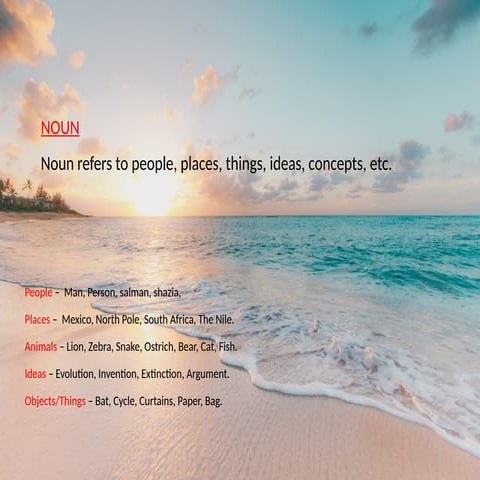 NOUNS.pptx english learning simplified just for you | PPTX