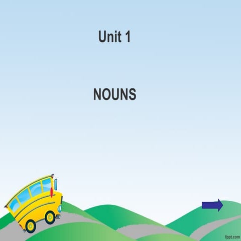Nouns Slideshow presentation | PPTX