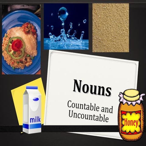 P1 Countable and Uncountable Nouns | PPT