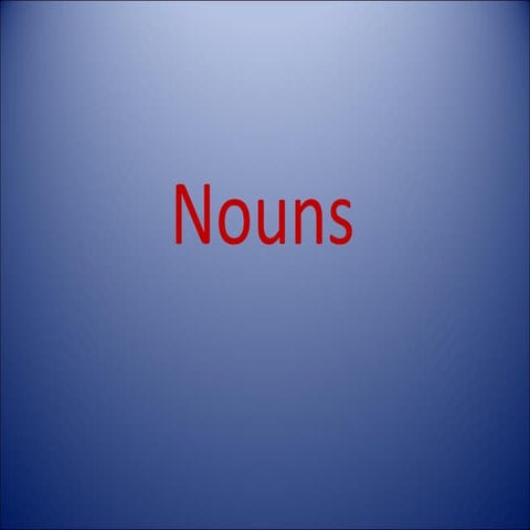 Nouns - Grade 6 Sept \'08 | PPT