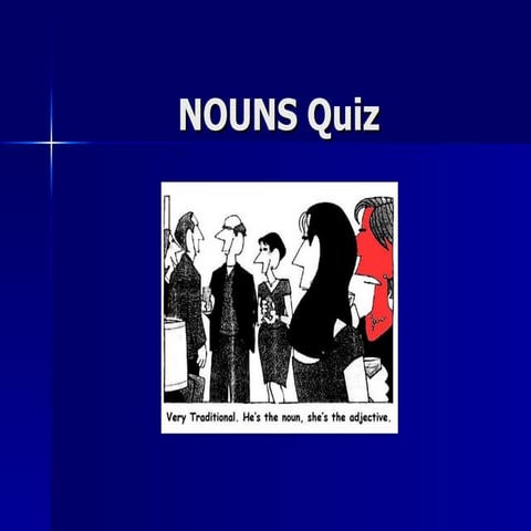 Nouns Quiz | PPT