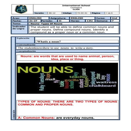 Nouns2nd | DOCX