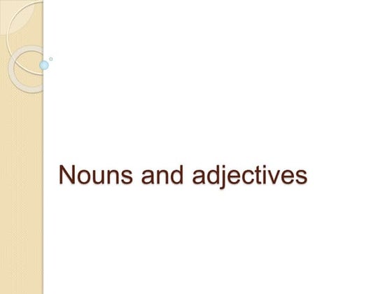 Understanding Nouns | PPT