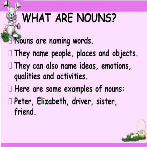 nouns and noun phrases talking about the nouns in English | PPT