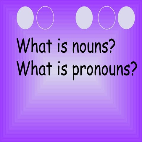 nouns_and_pronouns power point presentation | PPT