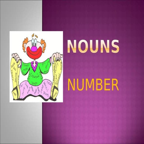 Nouns number | PPT