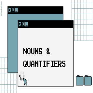 GRAMMAR - NOUNS & QUANTIFIERS | PPTX