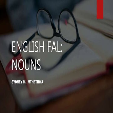 Grammar - Nouns PowerPoint - Grade 4 .pptx