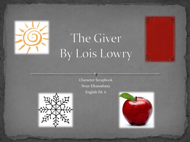The Giver unit plan and assessment