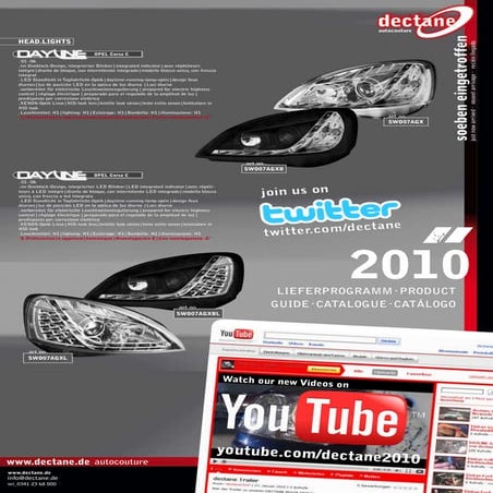 Nouveautes dectane 22 juillet 2010 autoprestige-eclairage | PDF