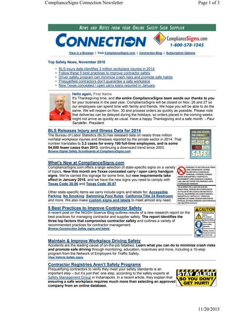 The Critical Role of Warehouse Safety Signage | PPTX | Injuries ...