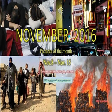 Nov. 2016 nov.8 - nov.15