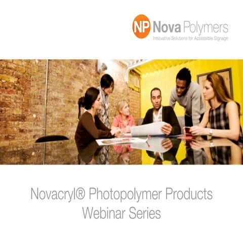 2014 Novacryl Photopolymer Product Preseantion | PDF
