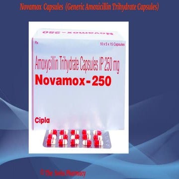 Novamox Capsules (Generic Amoxicillin Trihydrate Capsules) | PDF