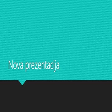 Nova prezentacija | PPTX