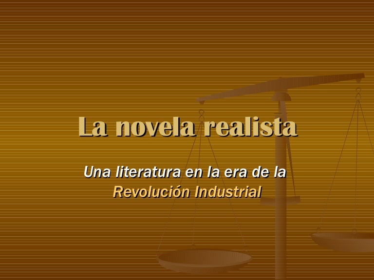 Novela Realista