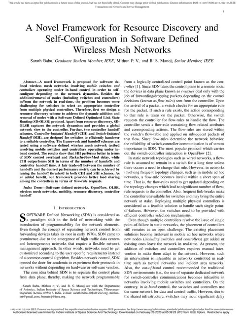 Performance Evaluation Of Software Defined Networking Controllers In