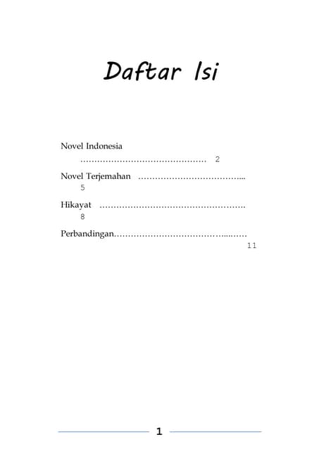 20 Resensi Novel | DOCX