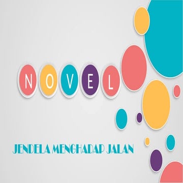 NOVEL JENDELA MENGHADAP JALAN - TINGKATAN 4 | PPTX