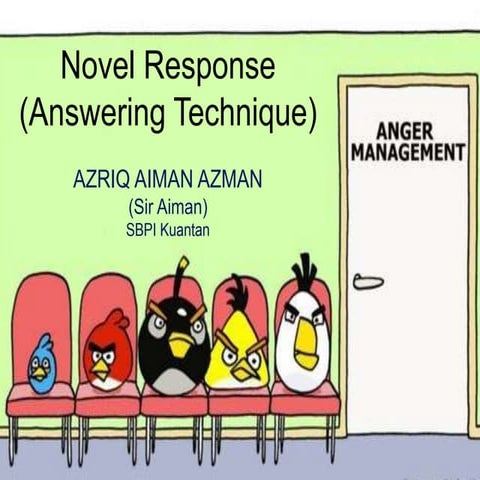 Novel response (students) | PPT