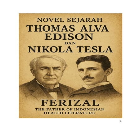 NOVEL SEJARAH THOMAS ALVA EDISON DAN NIKOLA TESLA. Karya Ferizal The ...
