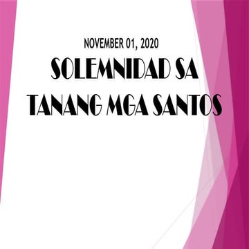 Tagalog Missal Reviewer (Gamit para sa Misa) | PPTX