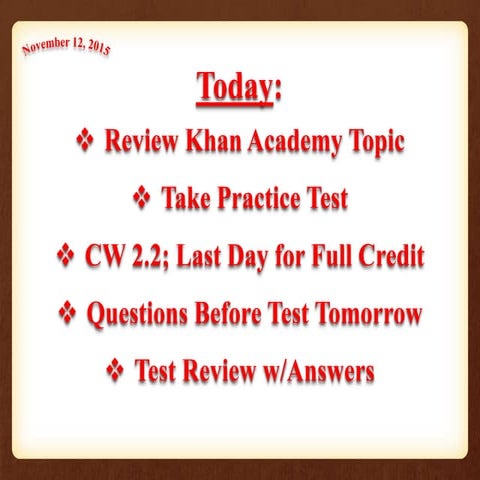 November 12, 2015 | PPTX