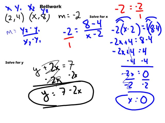 Standard form solve equations