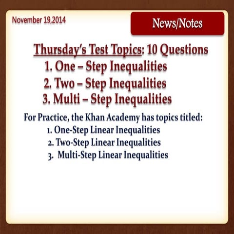 November 19, 2014 | PPTX