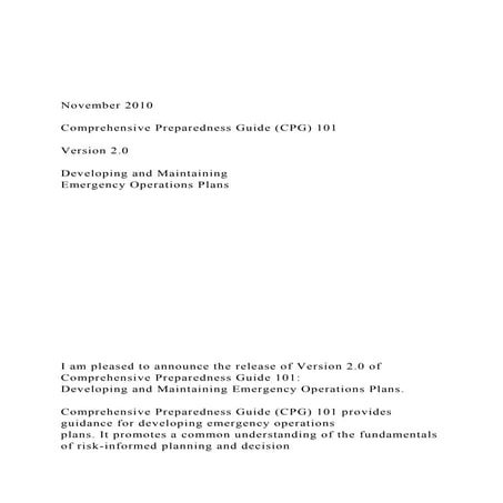 November 2010 Comprehensive Preparedness Guide (CPG) 101.docx ...