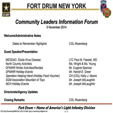 CLIF Slides - November 2014 | PDF