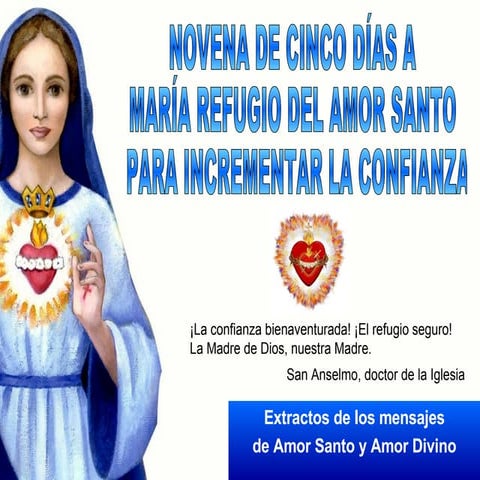 Novena de 5 dias a Maria Refugio del Amor Santo | PPT