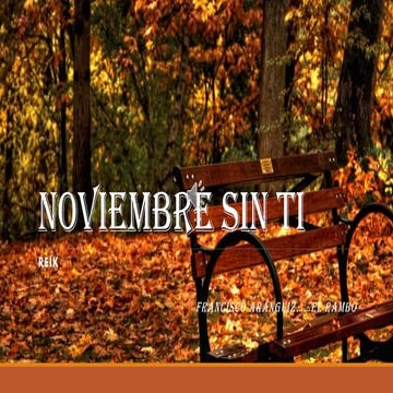 Noviembre sin ti karaoke | PPTX