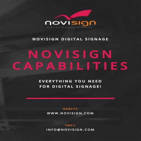 NoviSign Main Features | PDF
