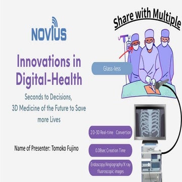 Novius Pitch Deck for medical | PDF