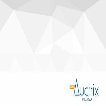 Novoa - Data Auctrix | PPT